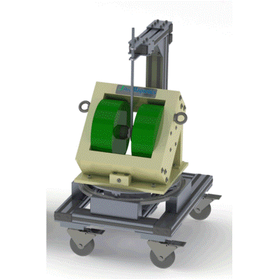 Rotating Electromagnet, 60 mm Pole (SpinEM-R60) – Micro Magnetics